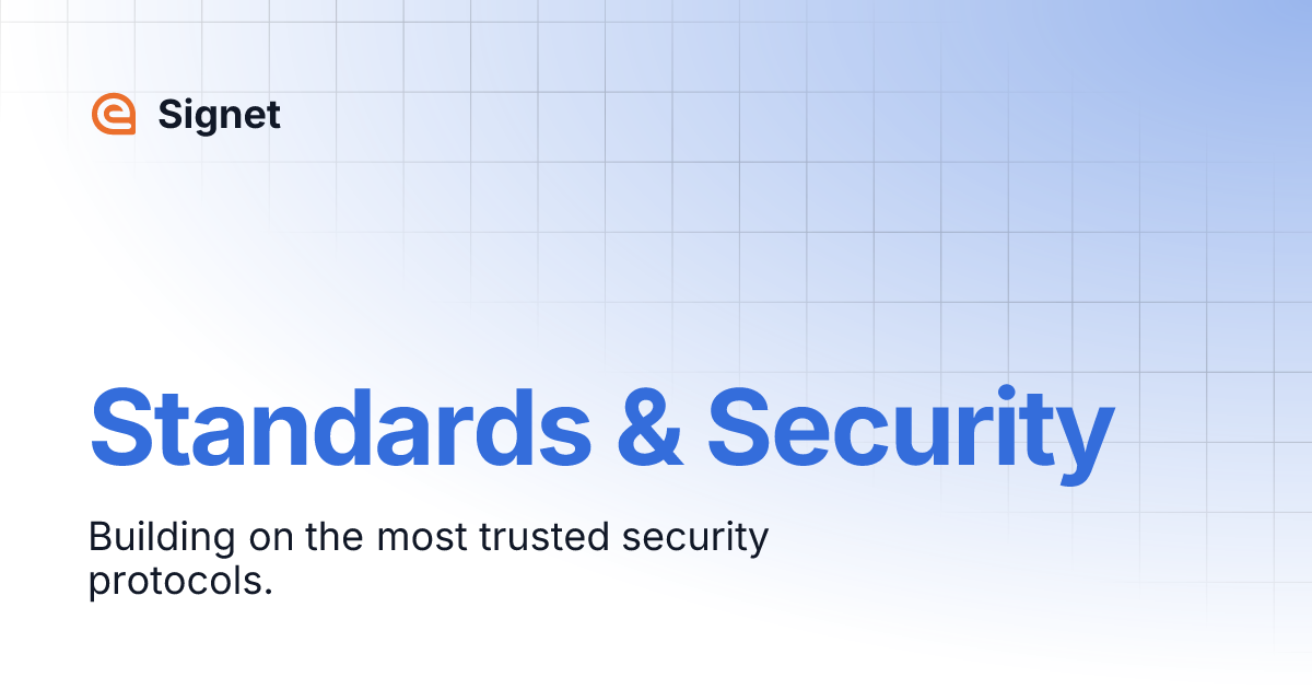 Standards & Security | Signet