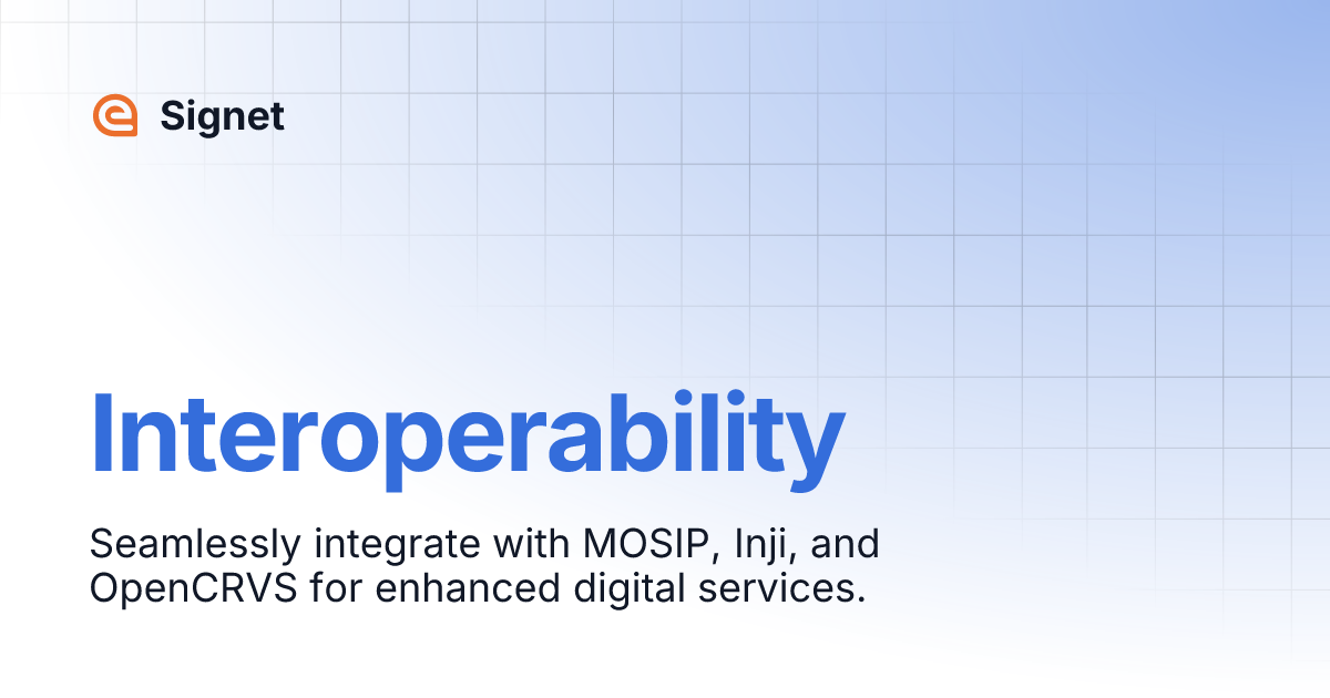 Interoperability | Signet